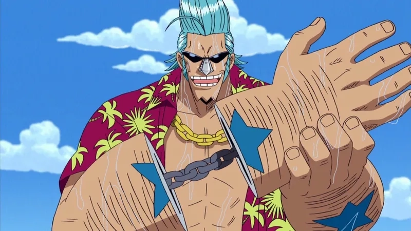 Bộ ảnh Franky thợ đóng tàu Cyborg SUPER của băng Mũ Rơm